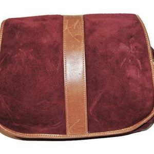 Vintage Yancci | Bags | Vintage Rose Leather Purse Crossbody Shoulder ...